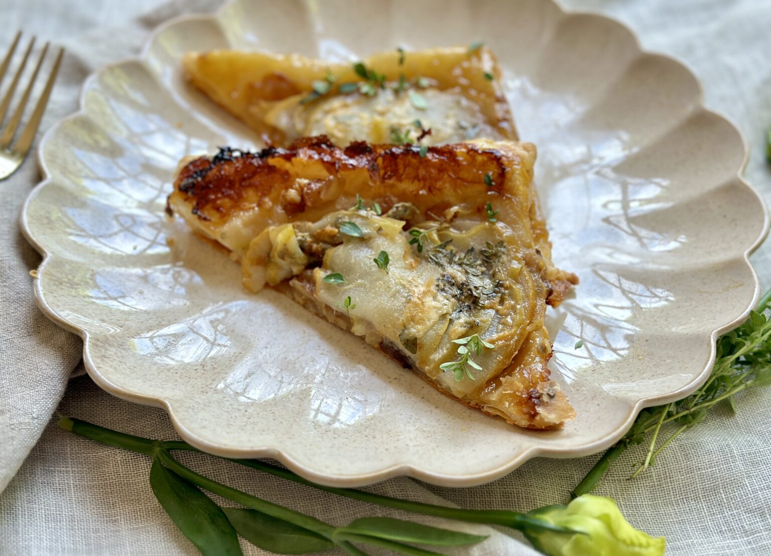 Pear and Walnut Upside-Down Pastry – Ragan's Kitchenette